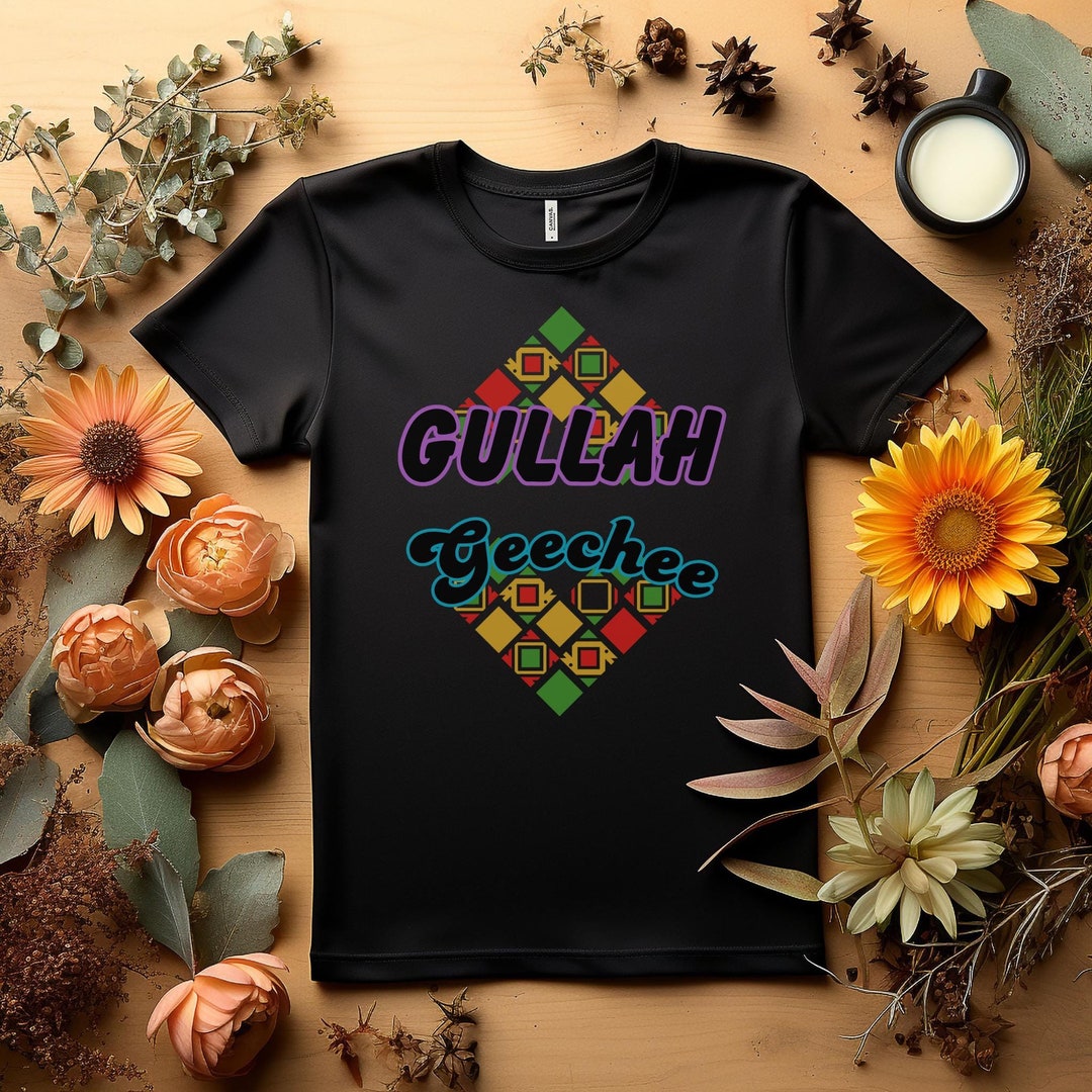 Gullah Geechee Tee Shirt, African Print Tee, African Descent, African ...