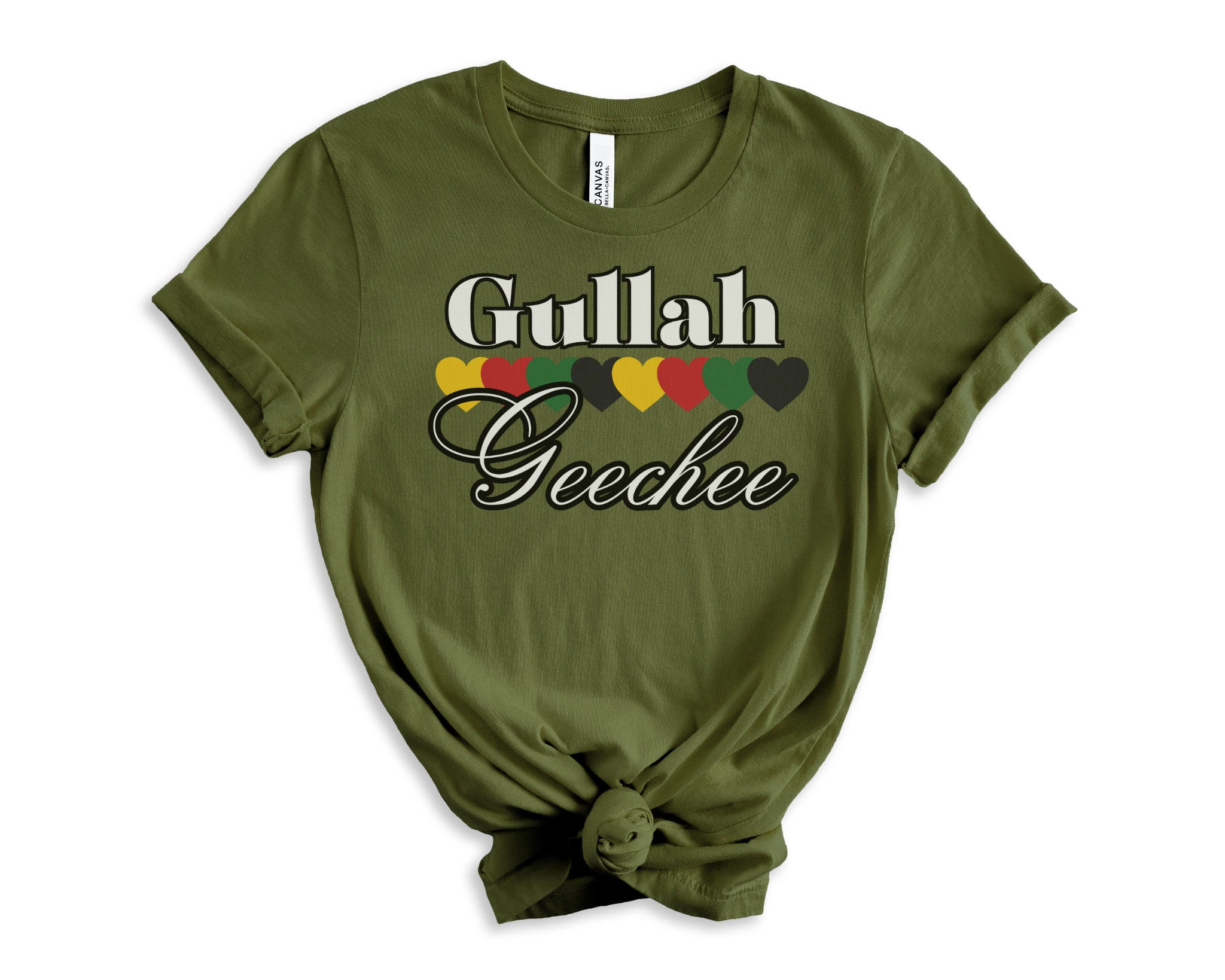 Gullah Geechee Tshirt, Gullah Hearts, African Color Tshirt, Gullah ...