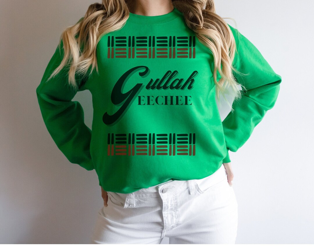 Gullah Geechee African Print Sweatshirt, Gullah Heritage, Gullah ...