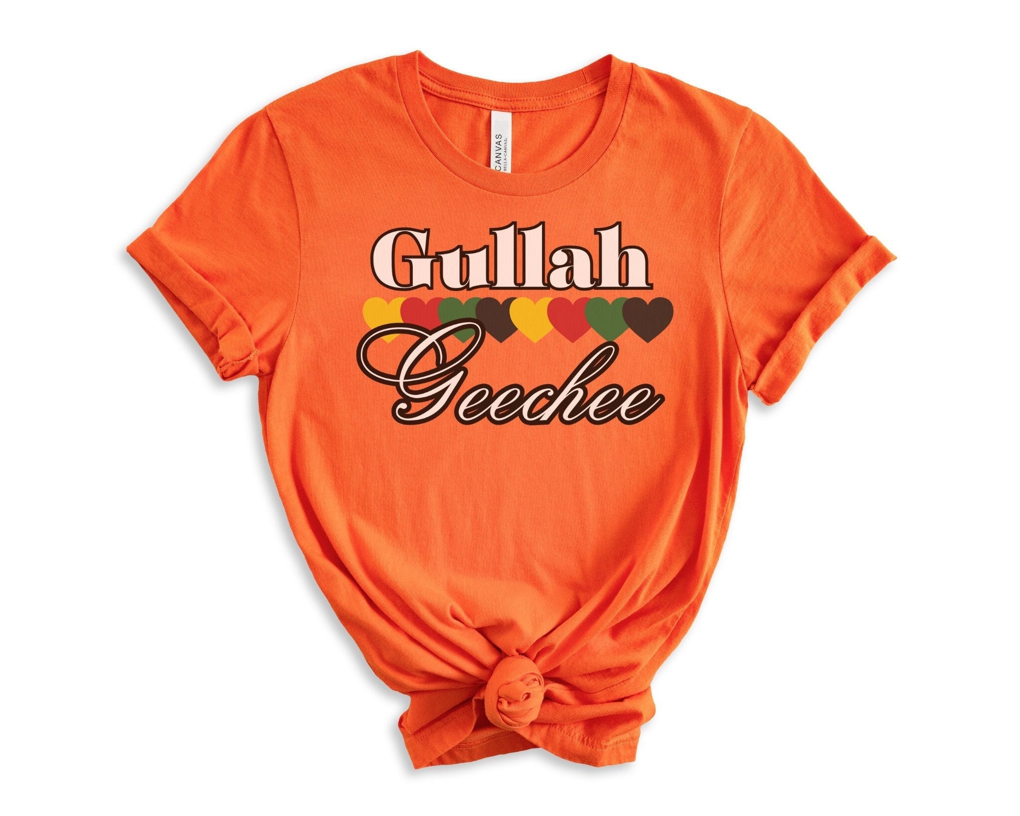 Gullah Geechee Tshirt, Gullah Hearts, African Color Tshirt, Gullah ...