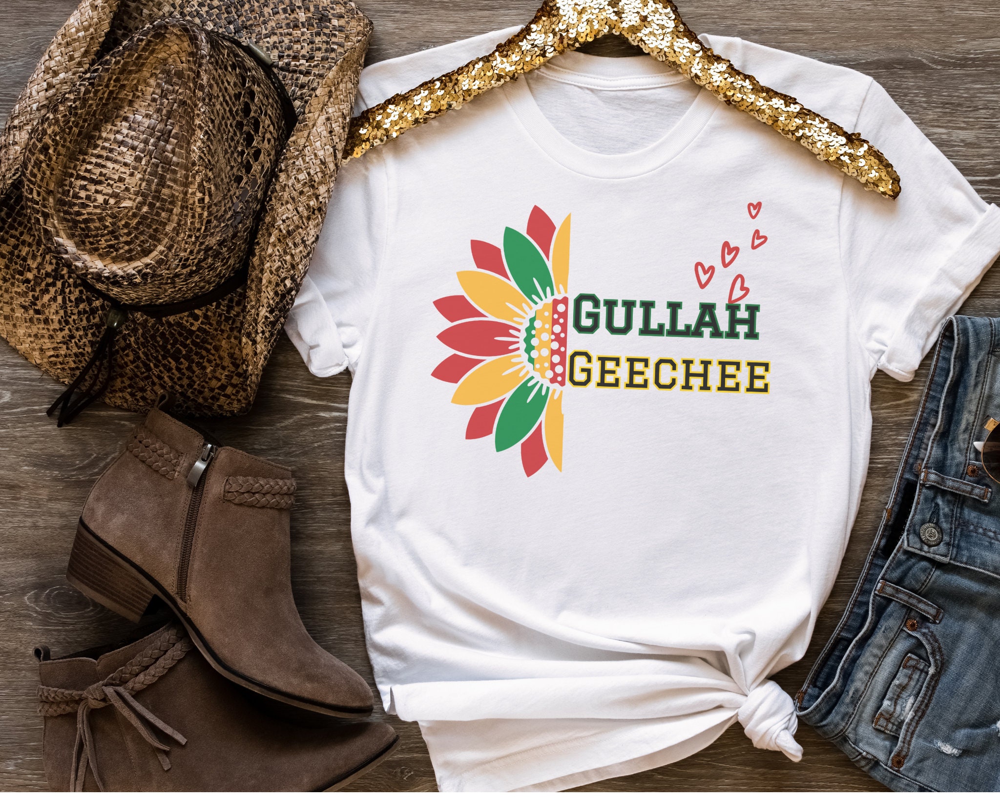 Gullah Geechee Tshirt, Gullah Island, African Flower Gullah Tshirt ...