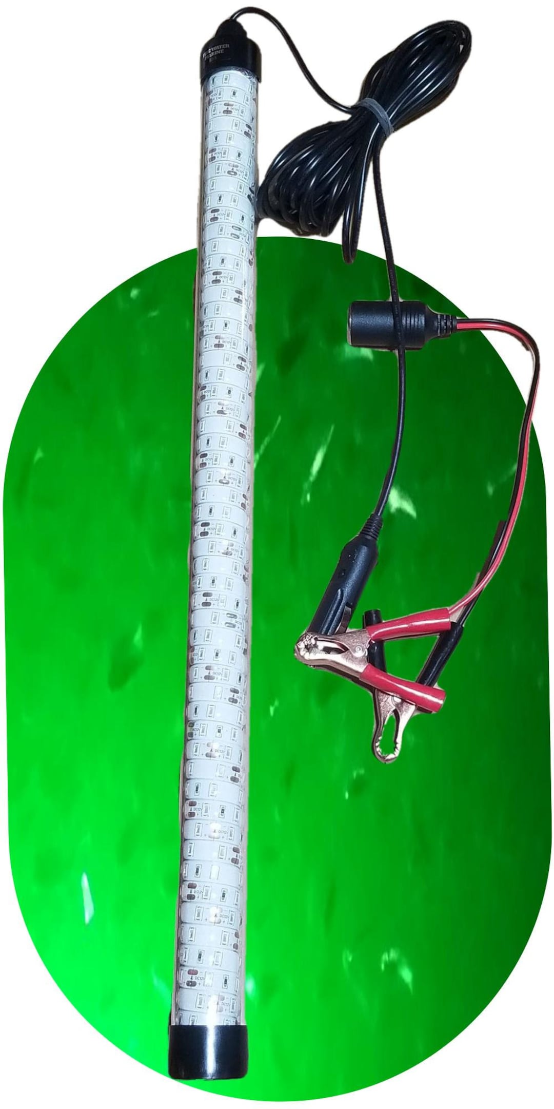12V 25" Inch MAXX LED GREEN Underwater Submersible Night Fishing Light ...