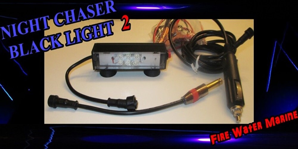 NIGHT CHASER 9 or 18 Watt Black Light Powerful LED Fishing Uv - Etsy