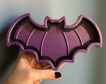 Glitter Purple/black Bat Tray - Etsy