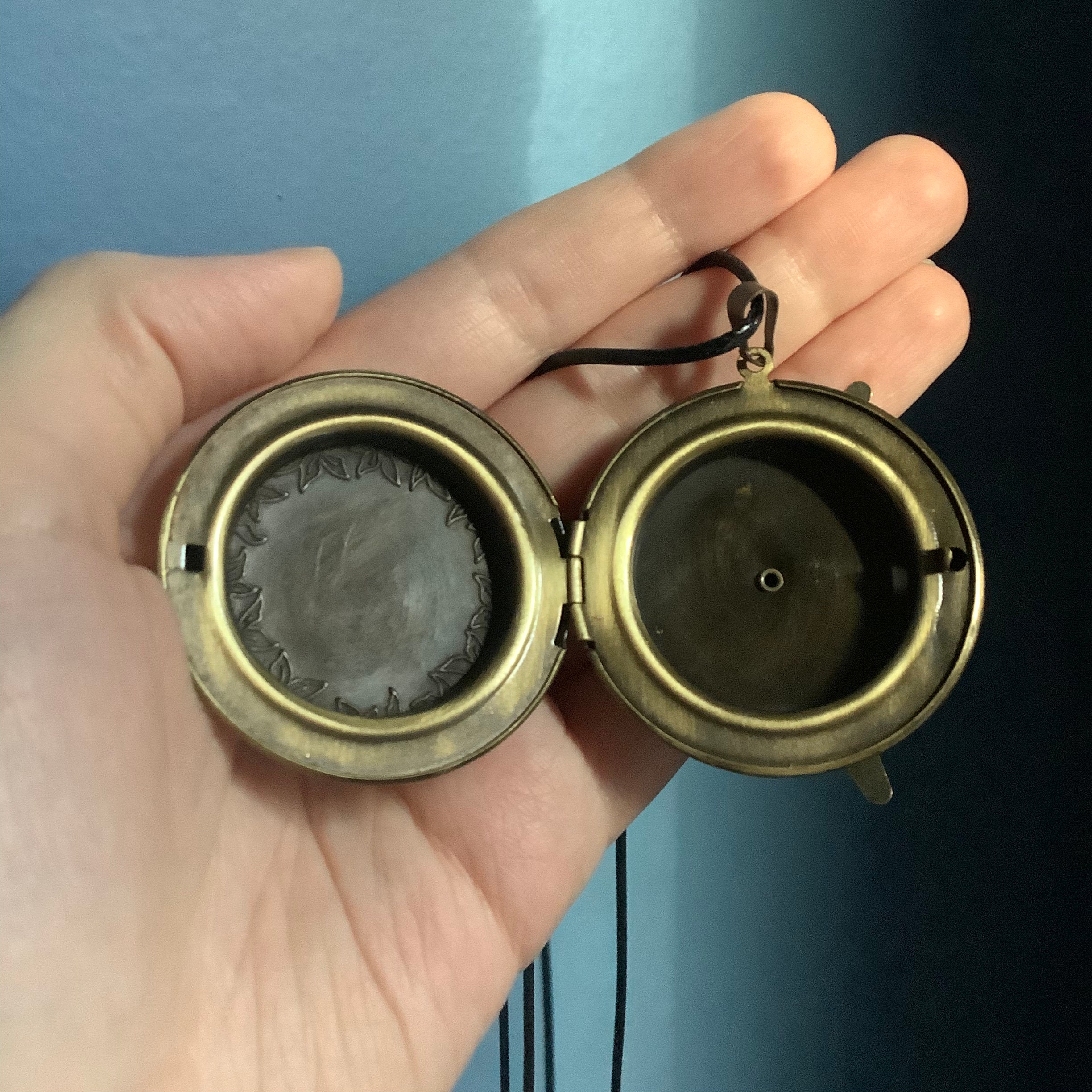 Bronze Propeller Pilot Airplane Locket Necklace Steampunk | Etsy