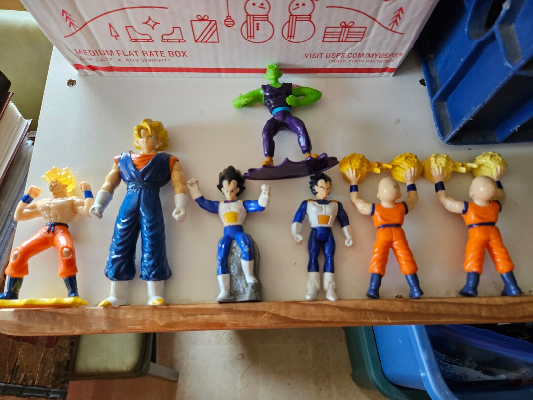 Vintage Lot of 7 Anime Action Figures Collectible Toys - Etsy