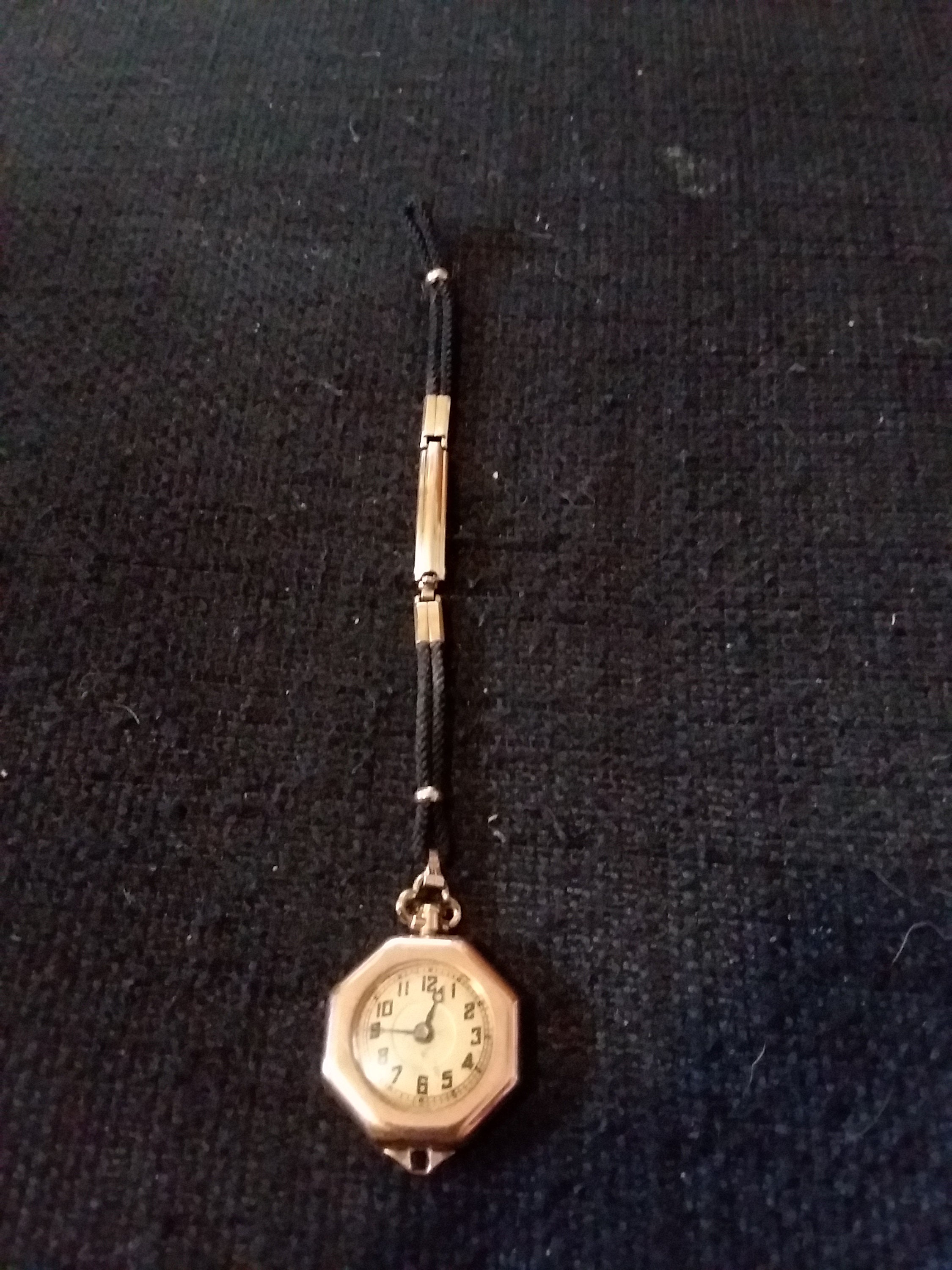Vintage Pocket Watch Small Rope Chain 12K Gold Filled Fancy - Etsy
