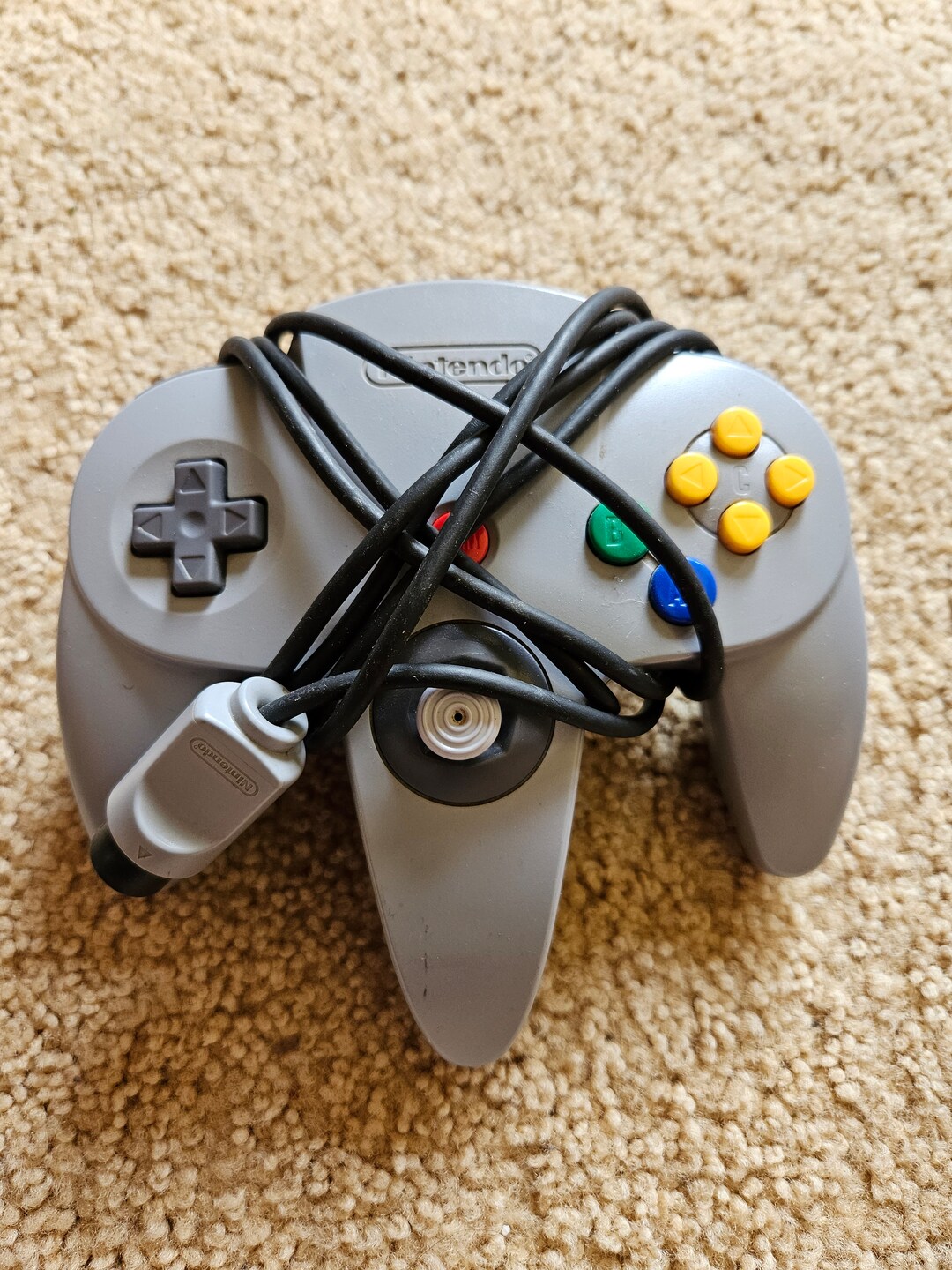 Vintage Nintendo 64 Controller Gray Video Game Electronics Retro - Etsy