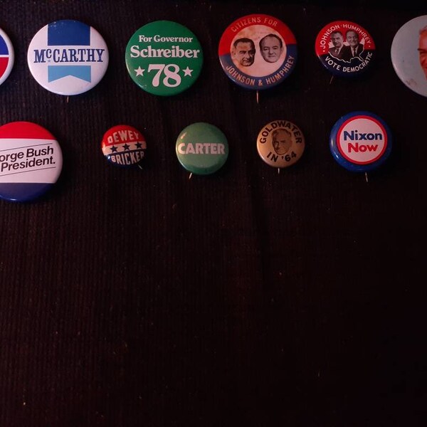 Presidential Campaign Buttons Carter - Etsy