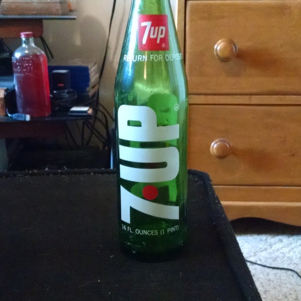 Green 7up Bottle - Etsy