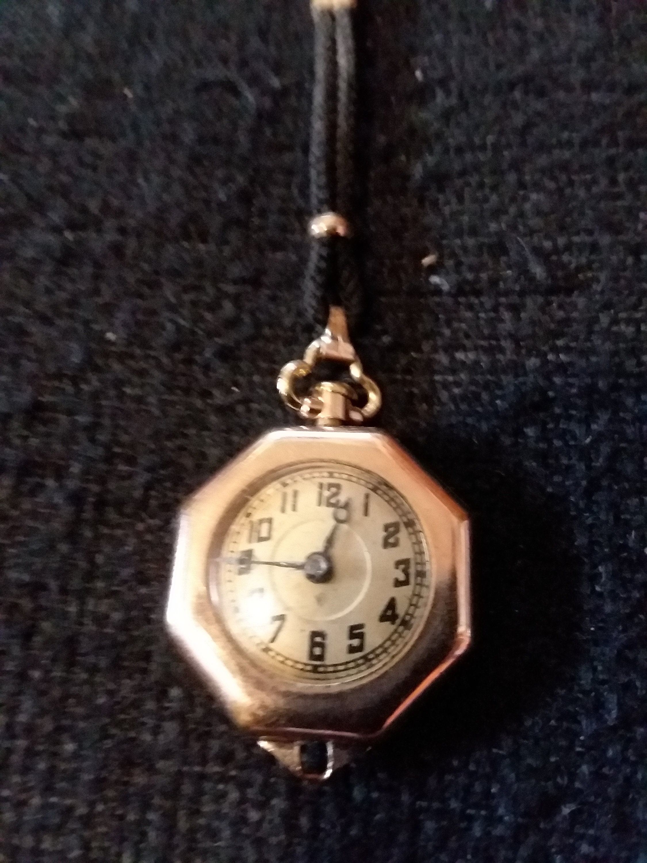 Vintage Pocket Watch Small Rope Chain 12K Gold Filled Fancy - Etsy