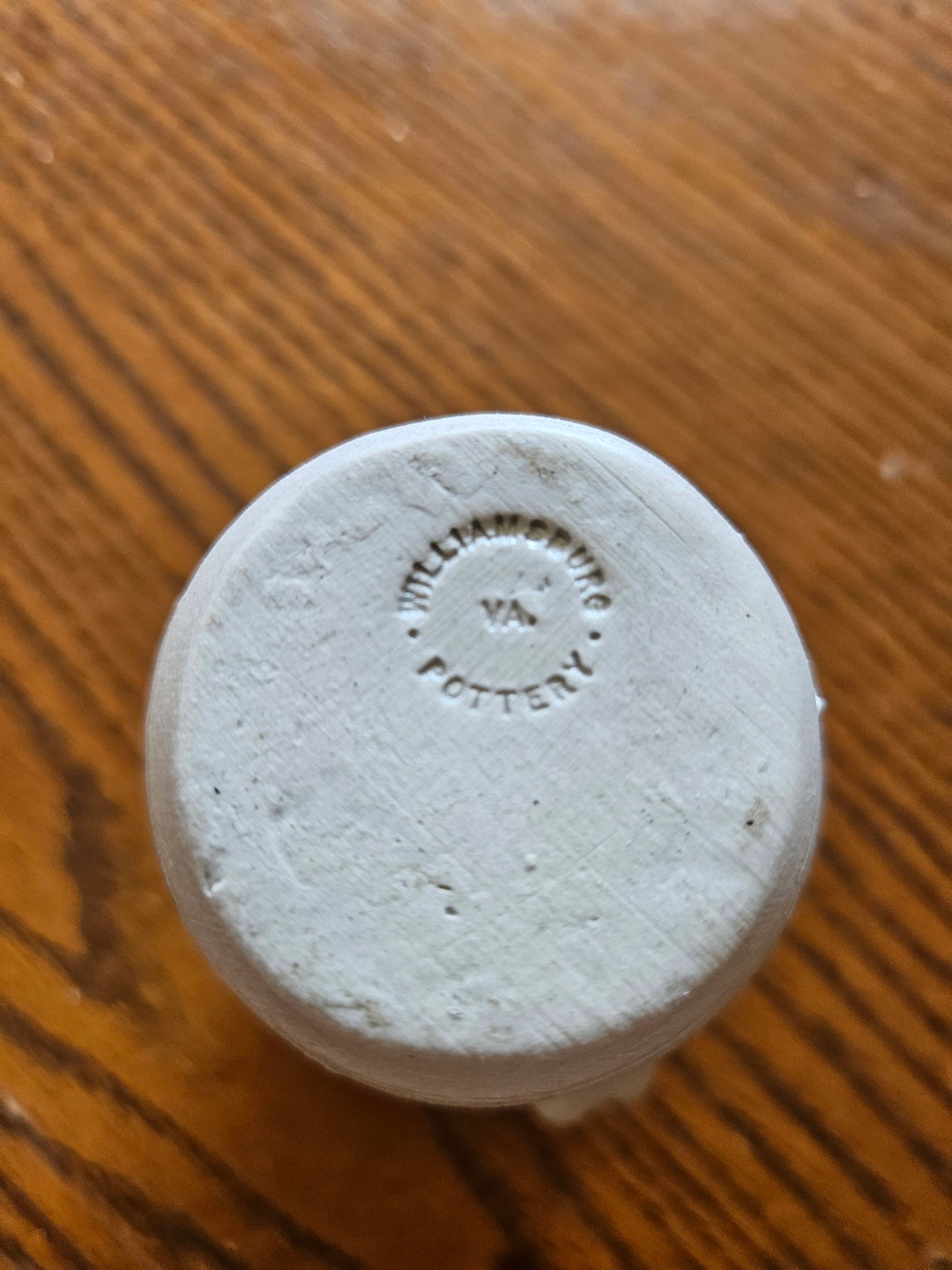 Vintage Williamsburg VA Pottery Ceramic Creamer Pitcher Salt Glazed ...