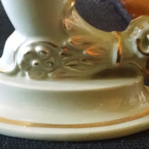 Antique Porcelain Vases Rams Head Gilt 1940s Gold Pair Beautiful - Etsy