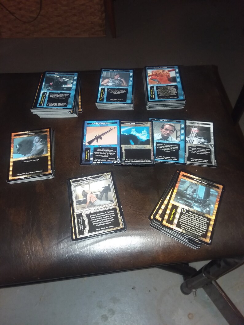 Terminator Trading Card Game Vintage Lot of 210 Cards Moderate | Etsy