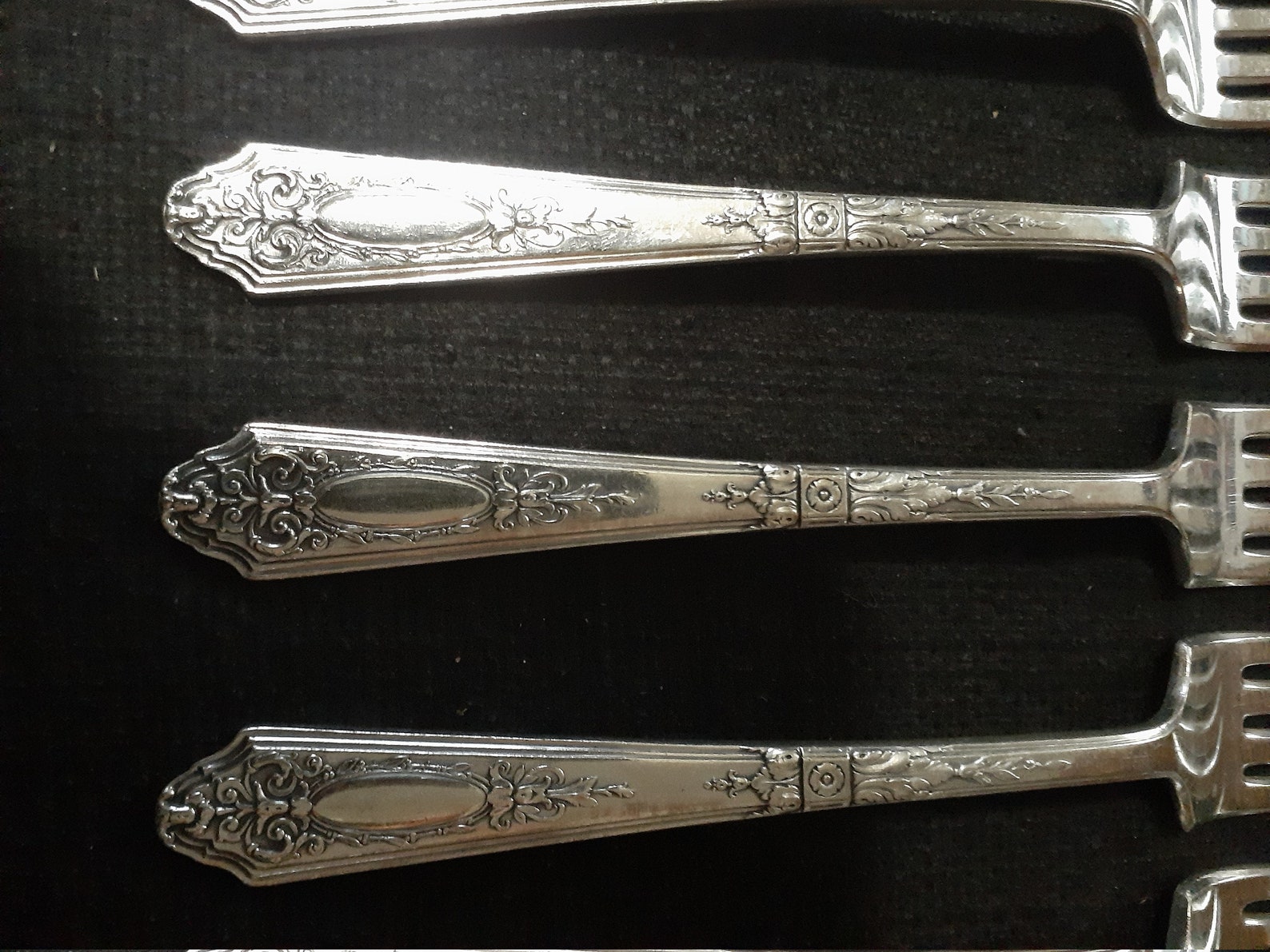 Vintage 1835 Wallace Silverplate Flatware Matching Set of 12 | Etsy