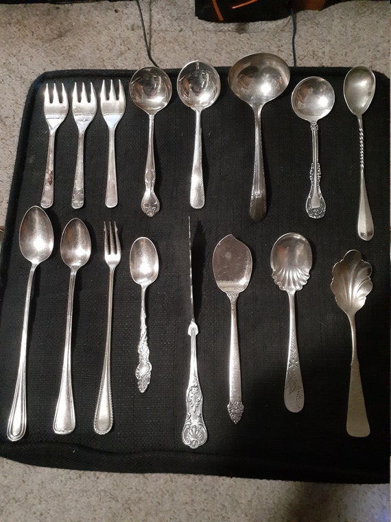Vintage lot of 16 Silverplate Flatware Pieces Fine Dining - Etsy