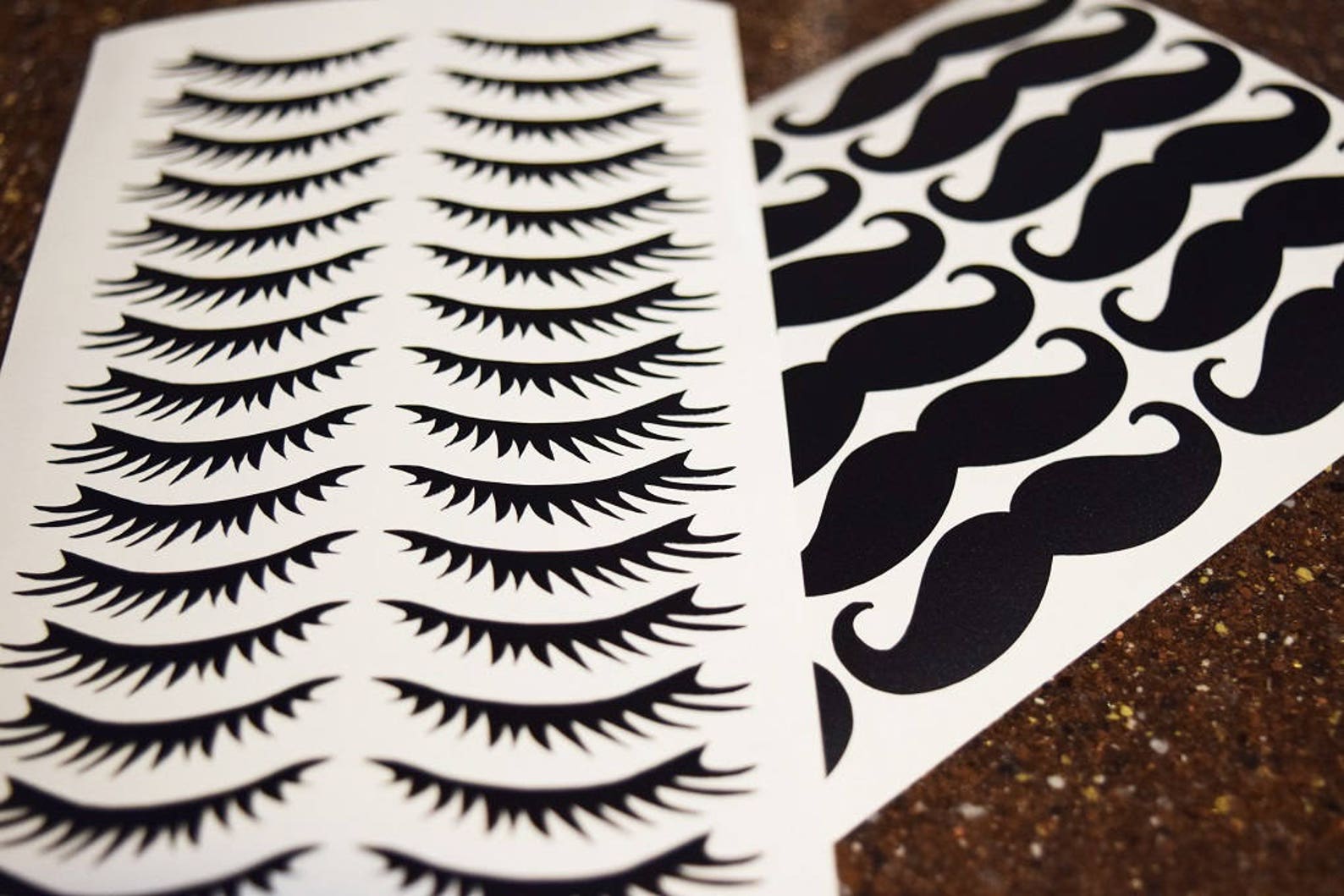 Staches or Lashes Decals Staches or Lashes Gender Reveal Cup - Etsy