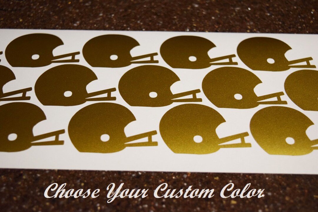 Football Helmet Decals, Football Stickers, Football Baby Shower, Cup ...