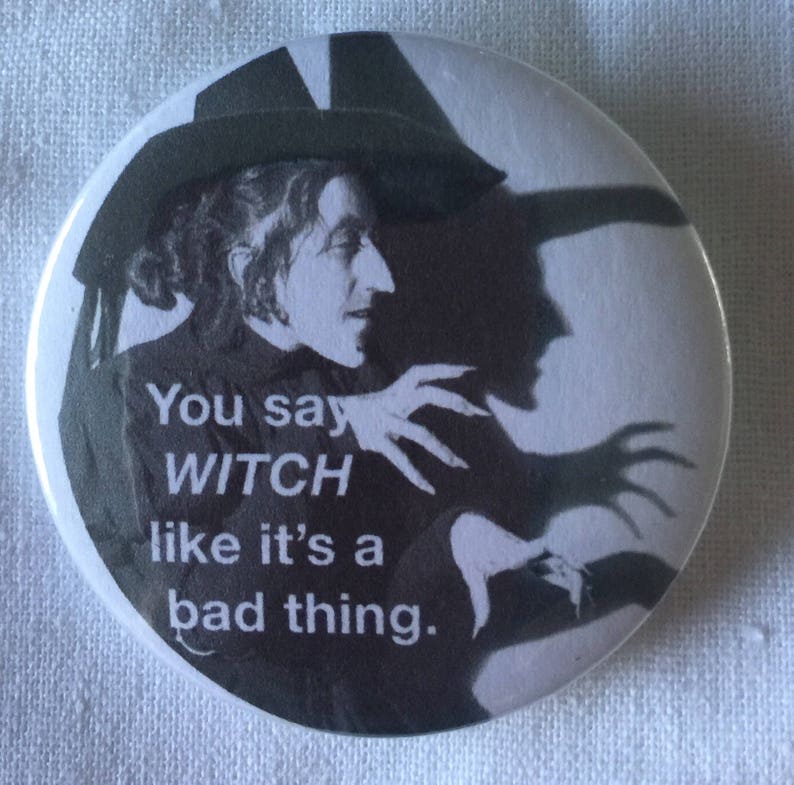 Halloween, Witch, Witchy-poo, Meme, Brooch, Quotes, Badge, Pin ...