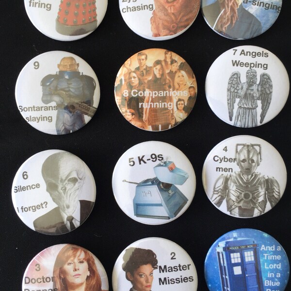 Christmas Brooch Gift Tag Secret Santa Kris Kringle Button Badge Pin - Etsy