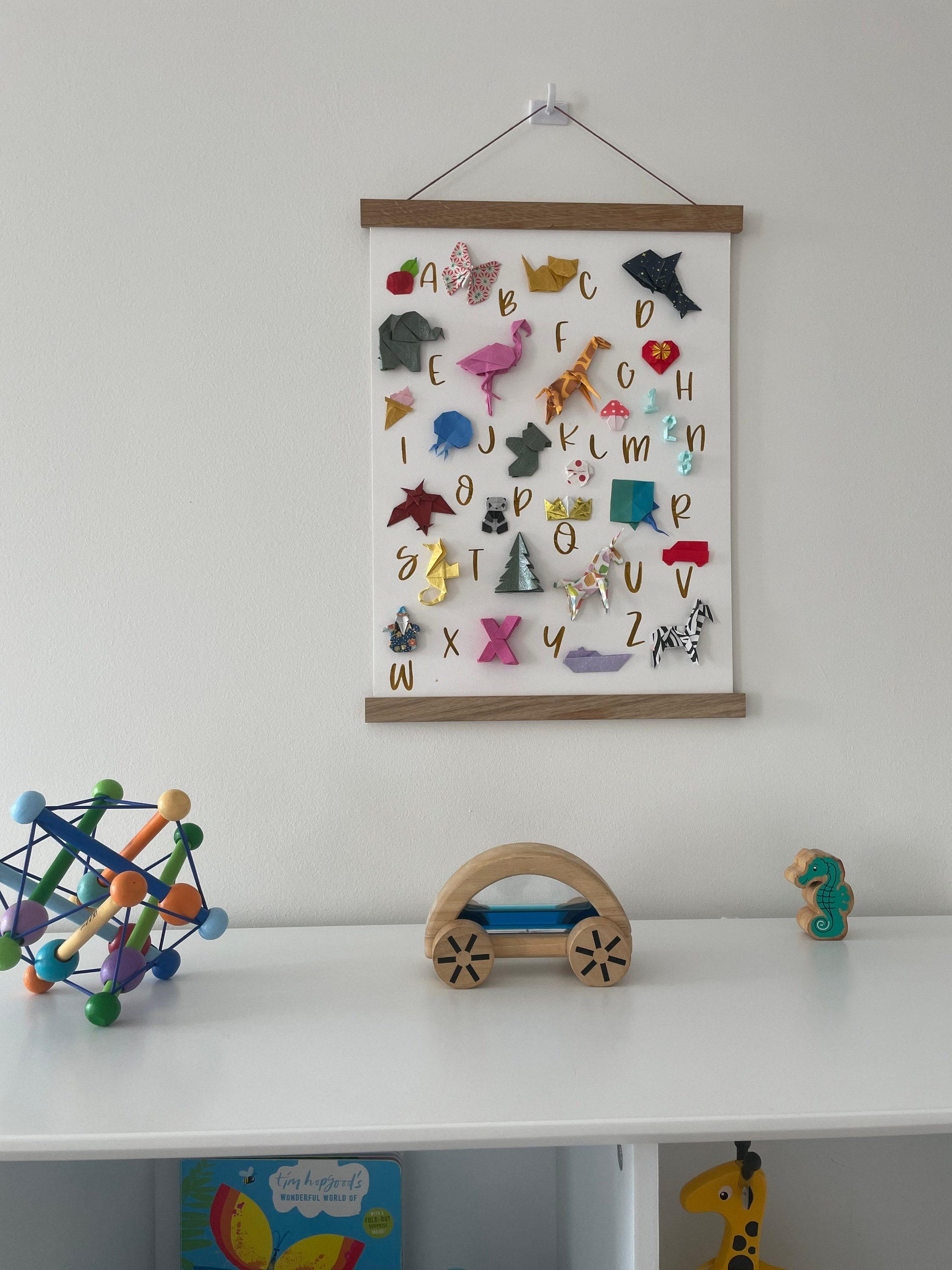 Origami ABC Nursery Art - Etsy