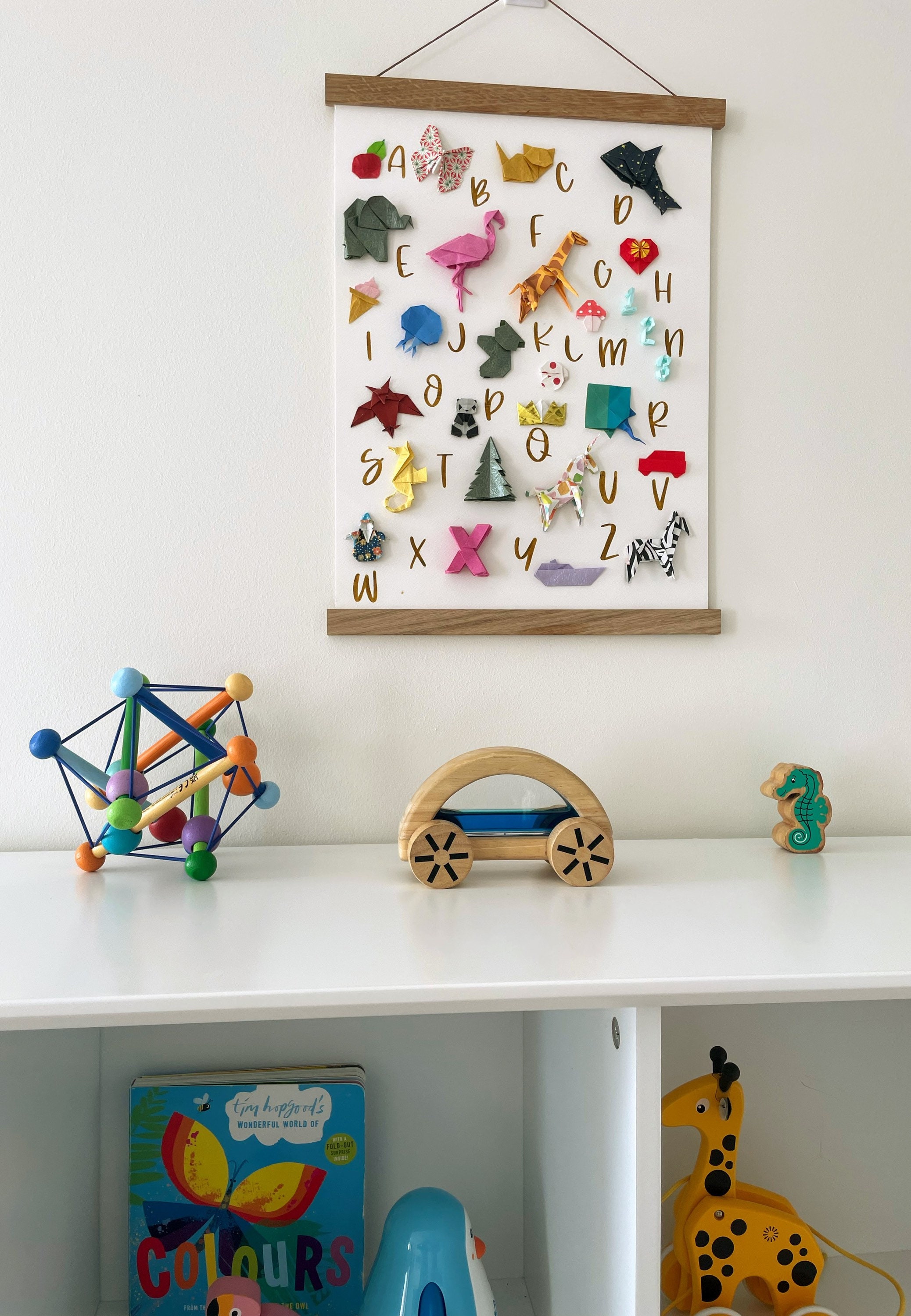 Origami ABC Nursery Art - Etsy