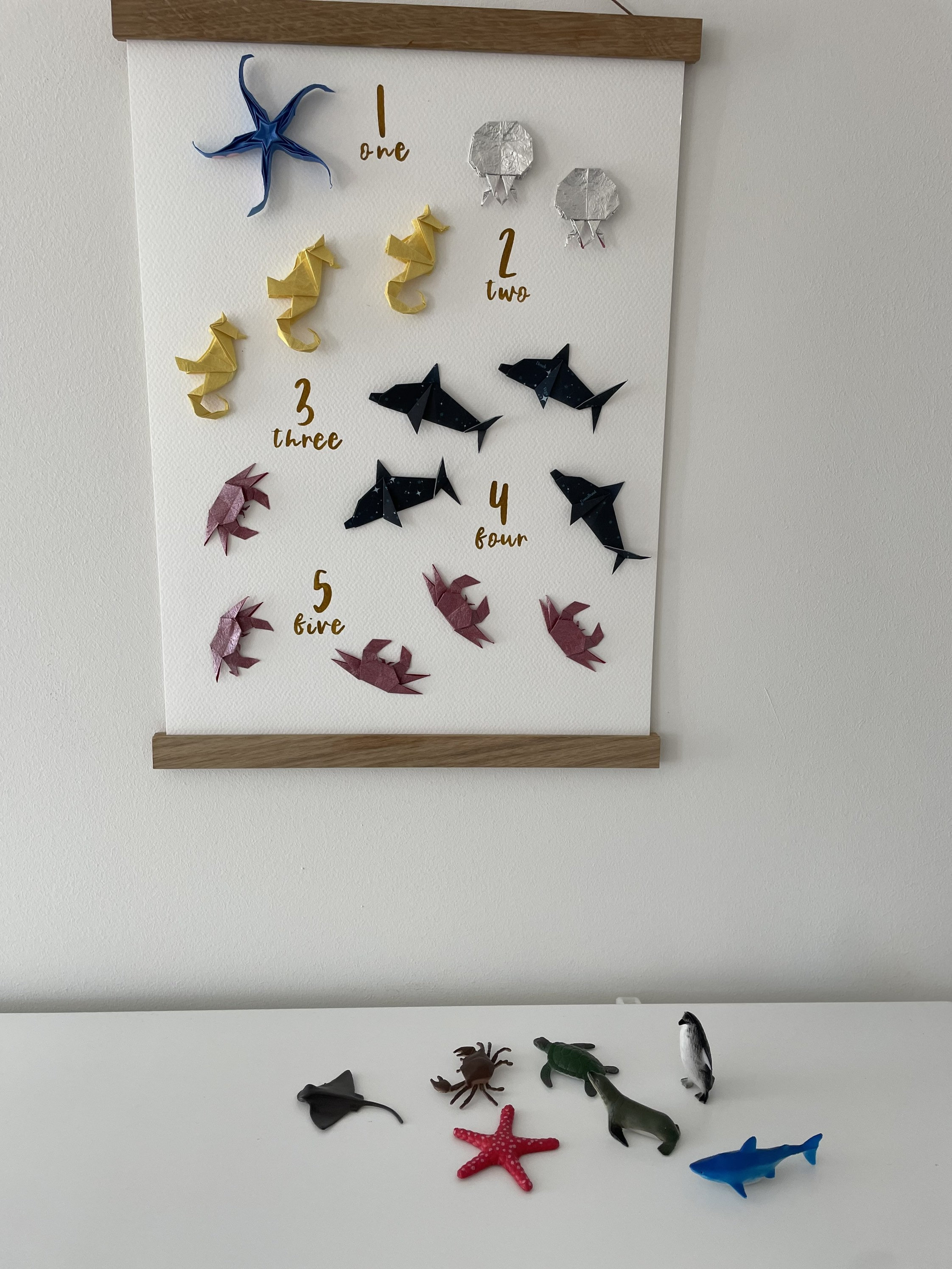 Origami Under the Sea Nursery Art - Etsy