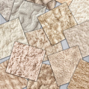 Sherpa Fleece Seamless Texture, Digital Paper, Fur Texture, Scrapbook ...
