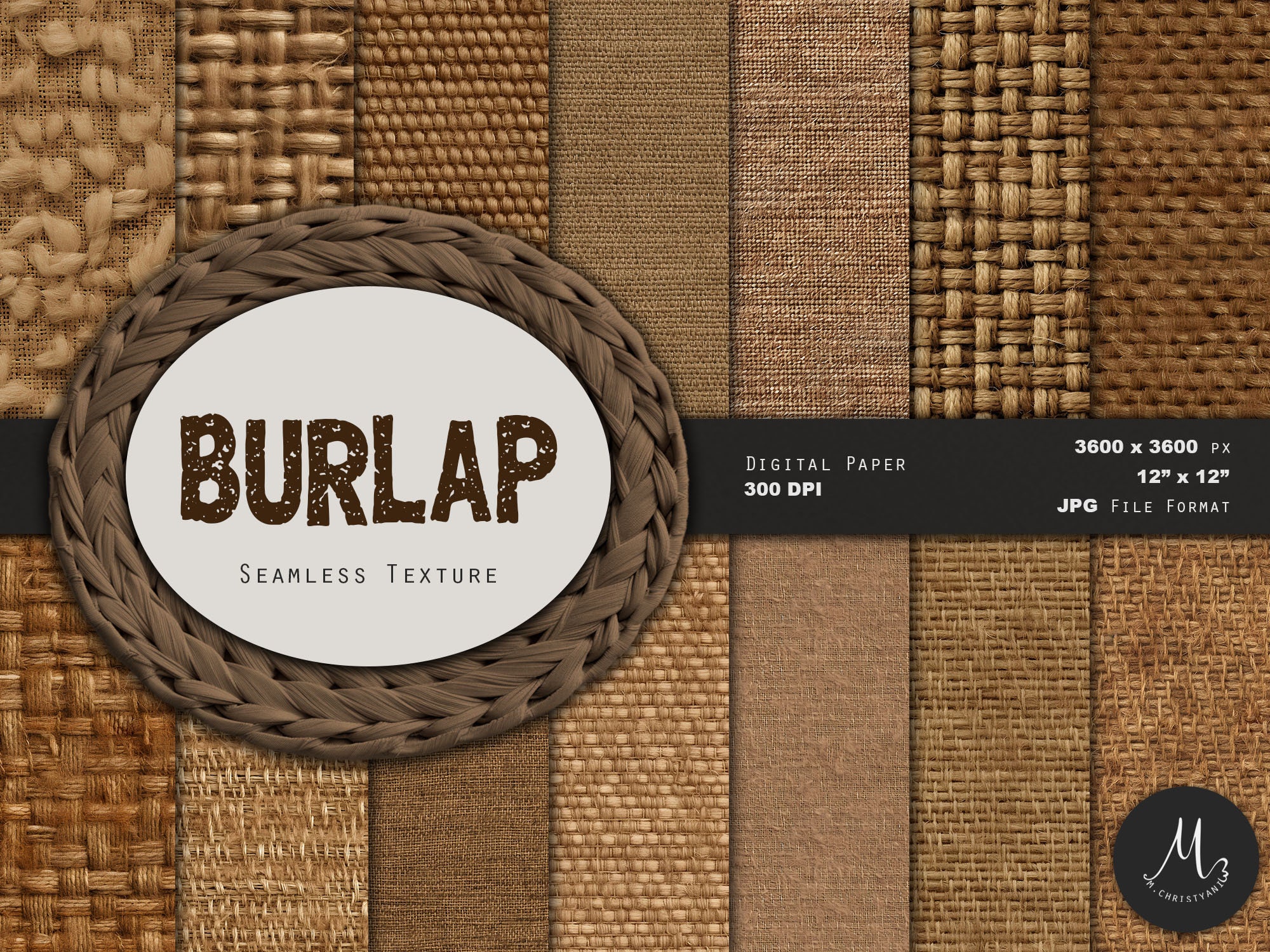 Burlap Seamless Texture, Digital Paper, Hessian Texture, Scrapbook ...