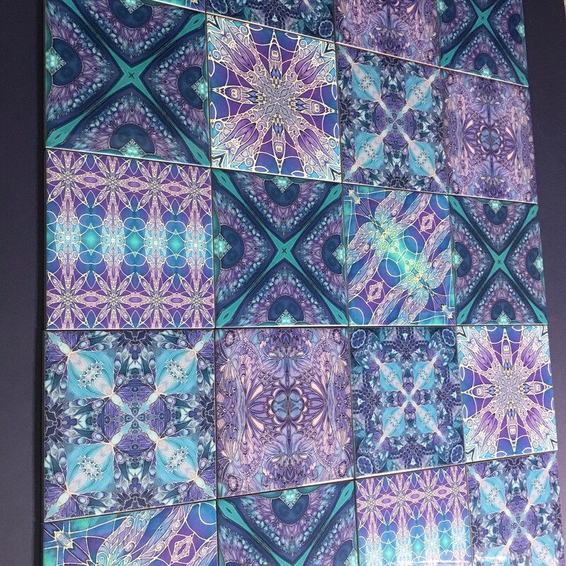 Purple Tile - Etsy