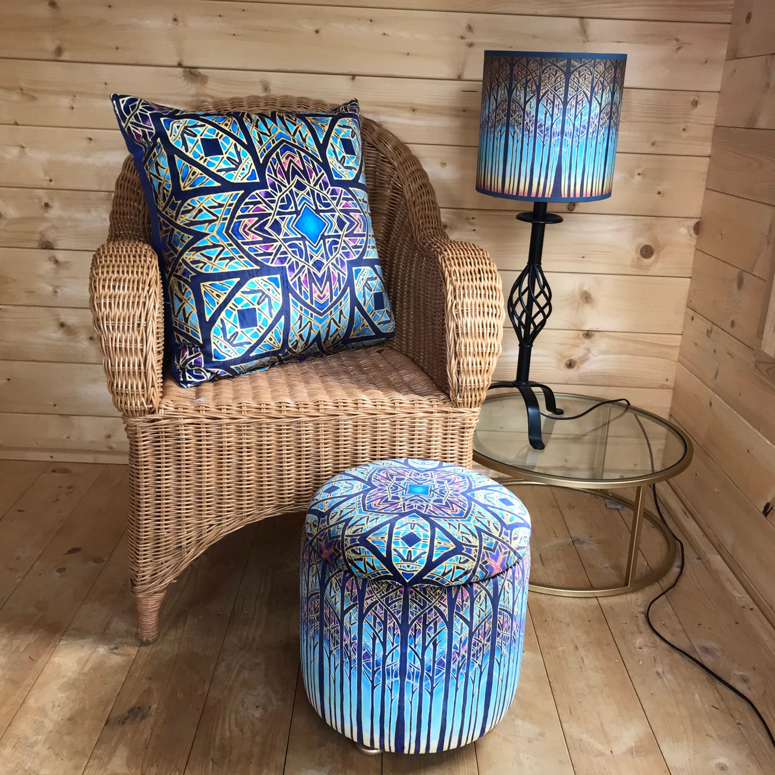 Cathedral Trees Table Lamp Shade Tree Branches Art Lampshade | Etsy