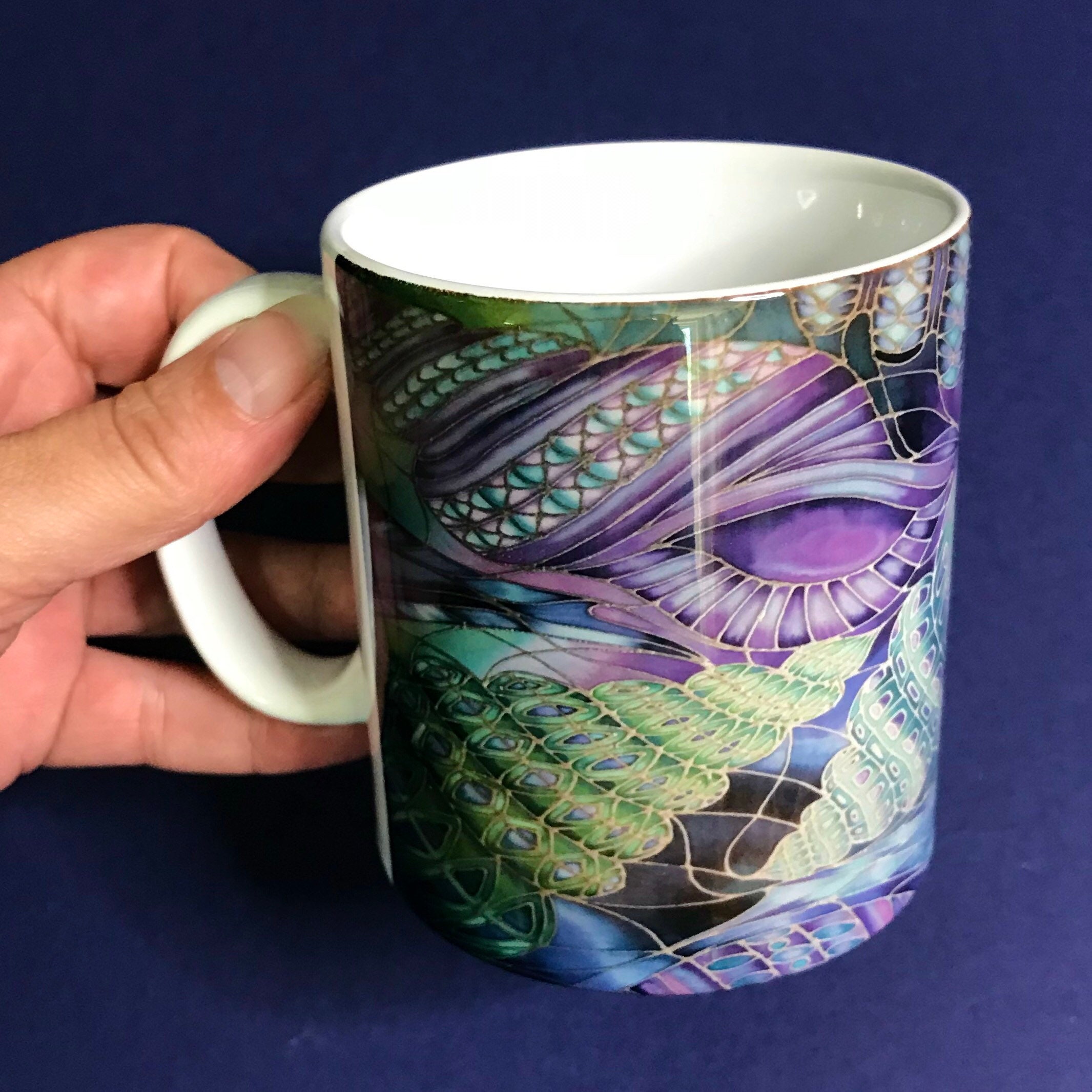 Sea Shells Coffee Mug OR Spiral Shells Mug and Coaster Box Set | Etsy