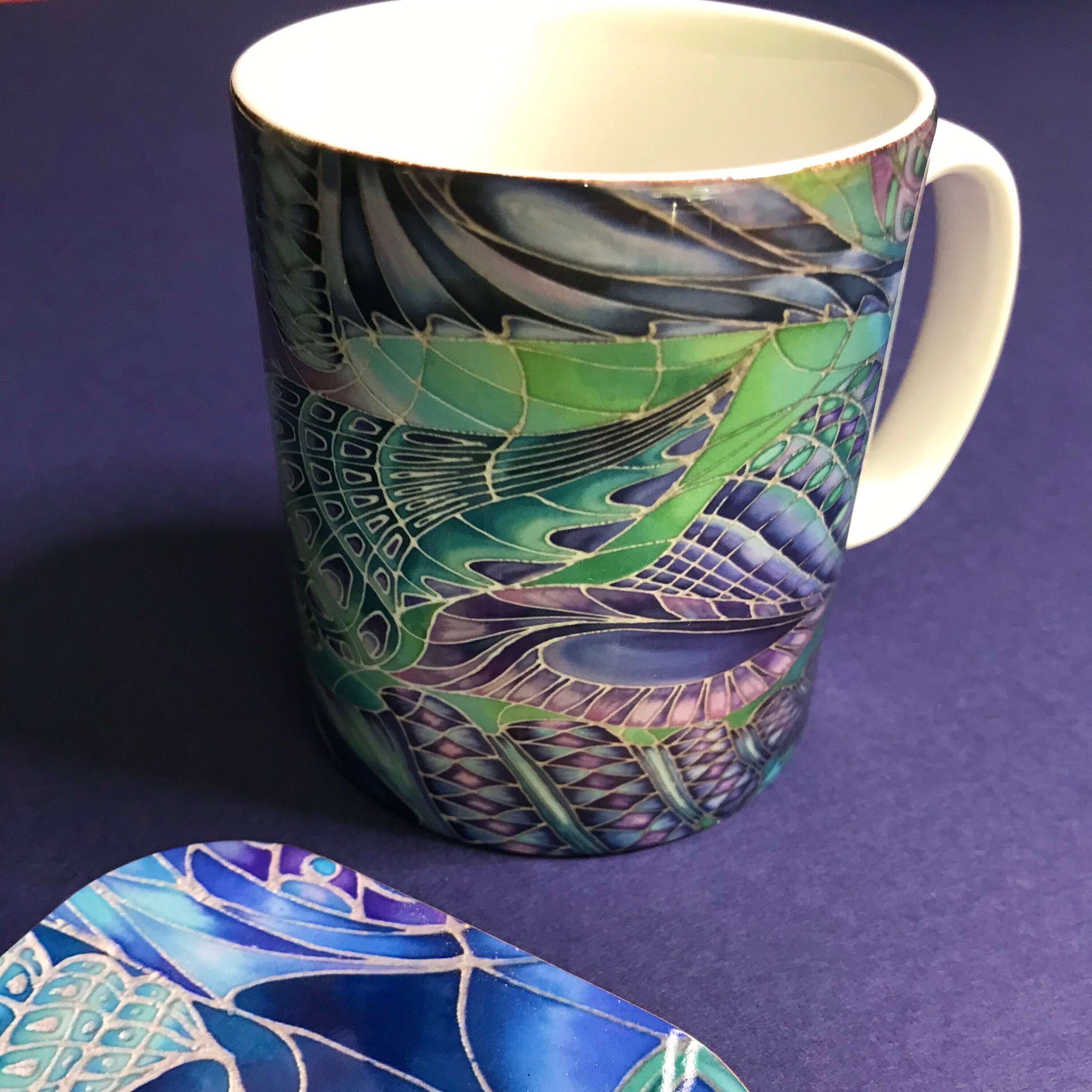 Sea Shells Coffee Mug OR Spiral Shells Mug and Coaster Box Set | Etsy