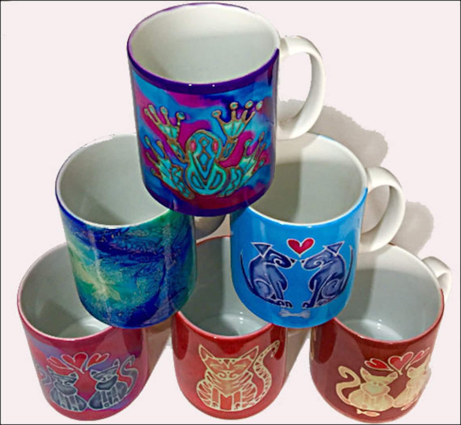 Cute Fox Ceramic Mug OR Foxy Mug and Coaster Box Set | Etsy