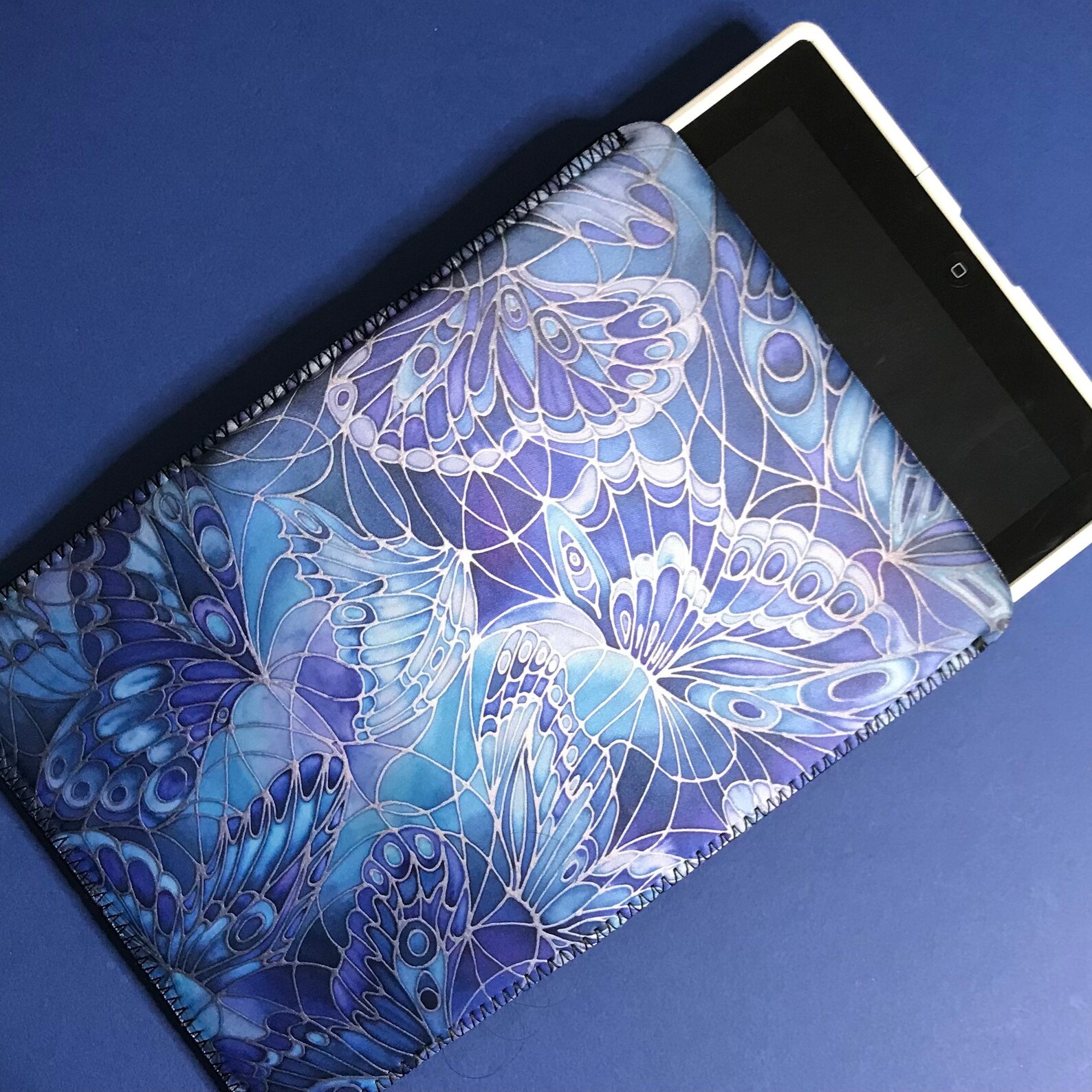Blue Butterflies iPad Case - on SALE at 60% OFF- Soft Washable Fabric ...