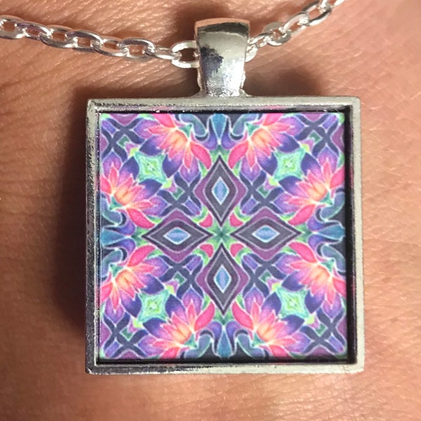 Kaleidoscope Necklace - Etsy UK