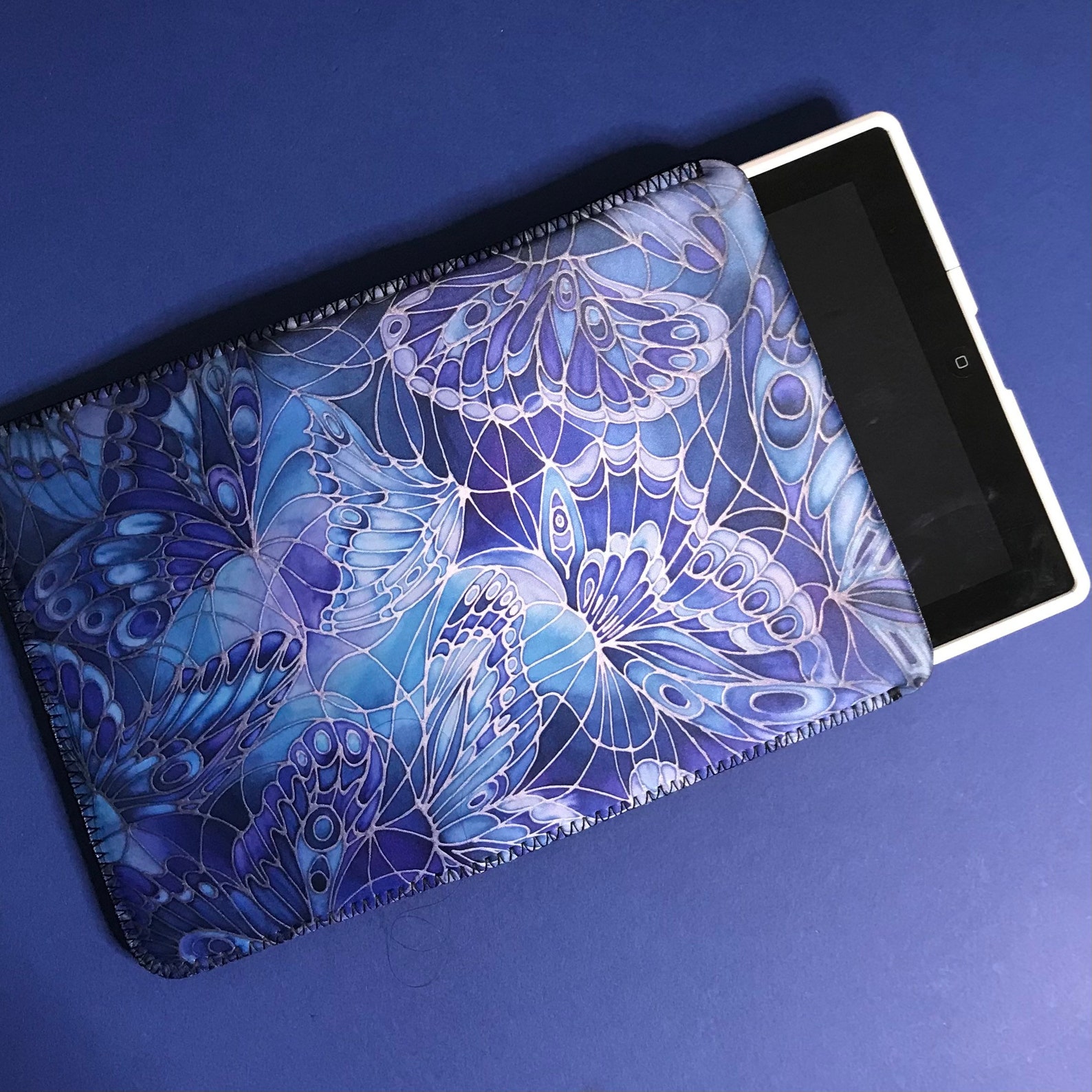 Blue Butterflies iPad Case - on SALE at 60% OFF- Soft Washable Fabric ...