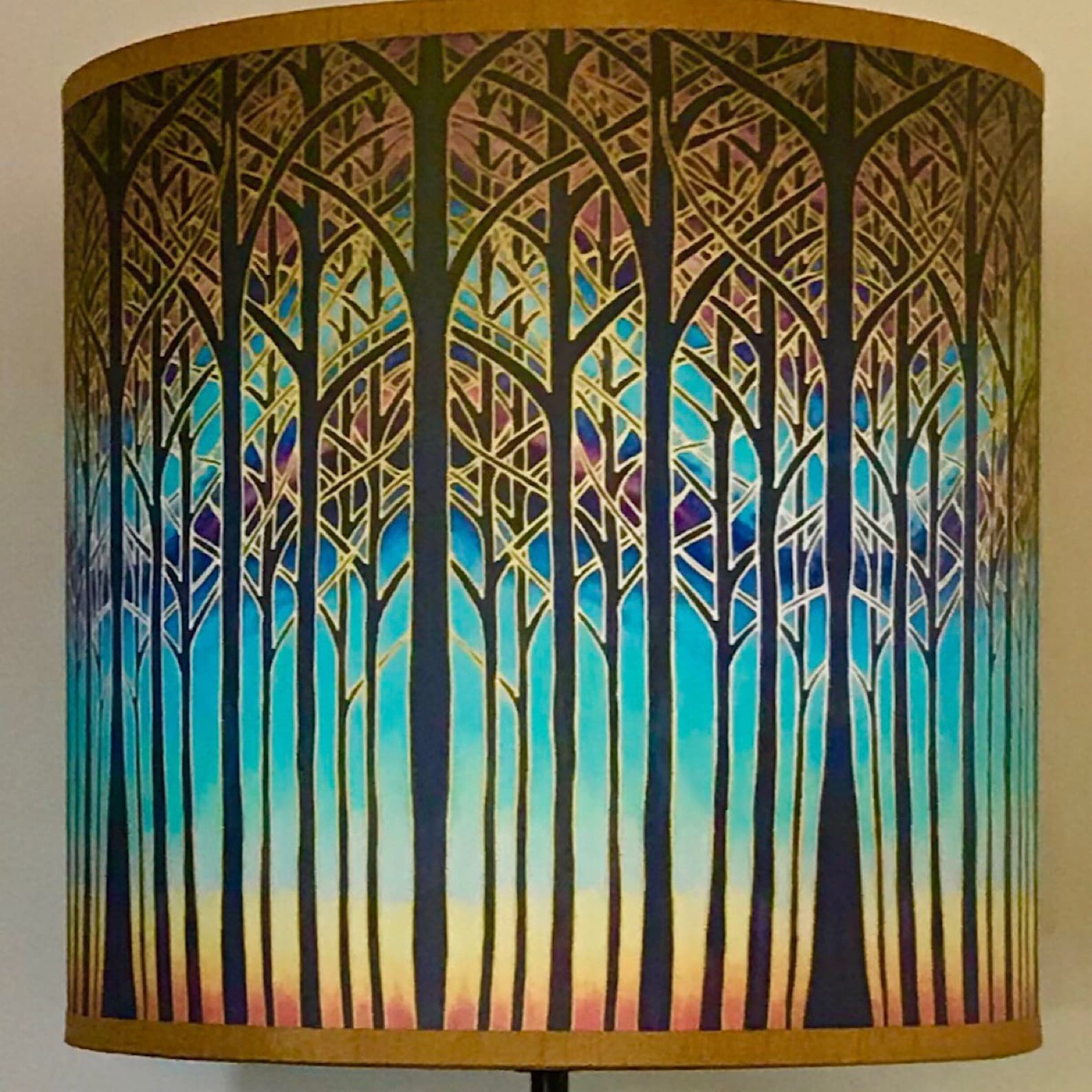 Cathedral Trees Table Lamp Shade Tree Branches Art Lampshade | Etsy