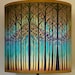 Cathedral Trees Table Lamp Shade Tree Branches Art Lampshade Stained ...