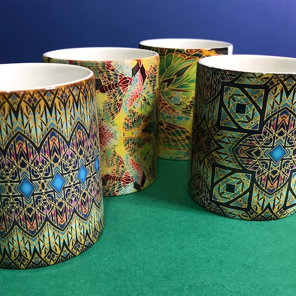 Stained Glass Tea Set - Etsy