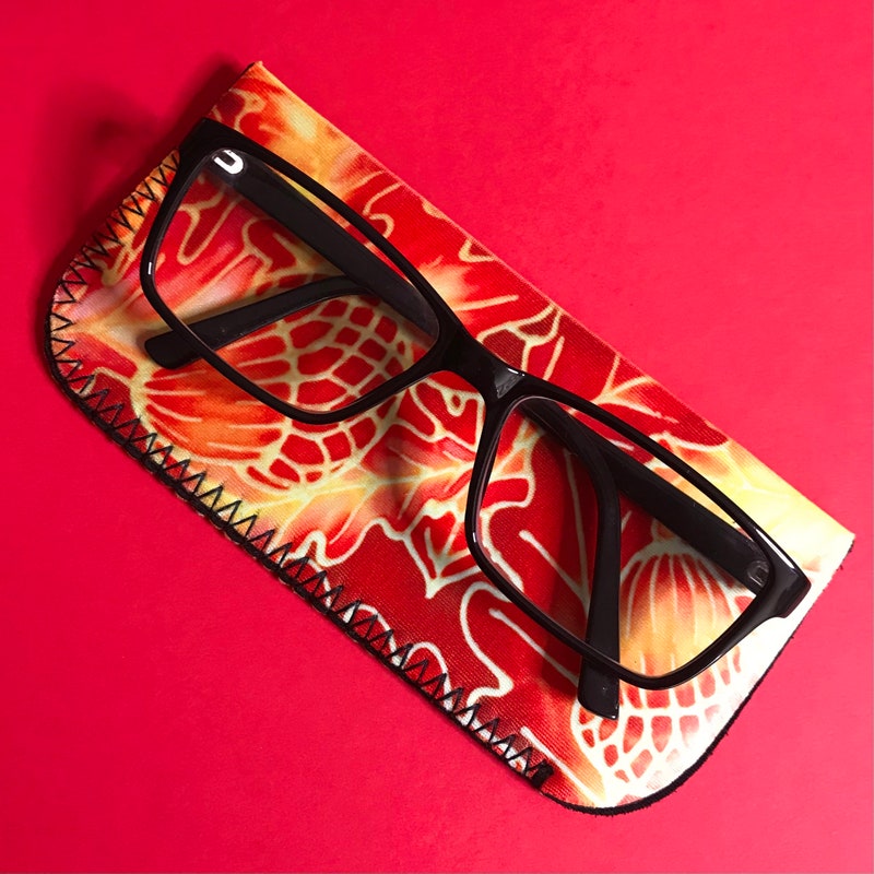 Bright Red Glasses - Etsy