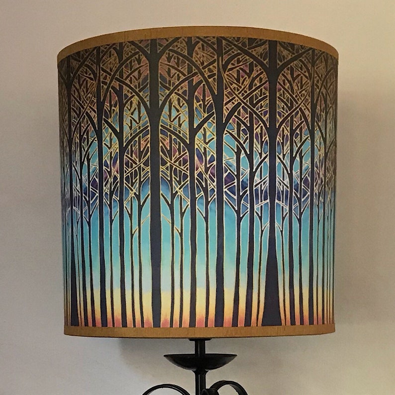 Cathedral Trees Table Lamp Shade Tree Branches Art Lampshade | Etsy