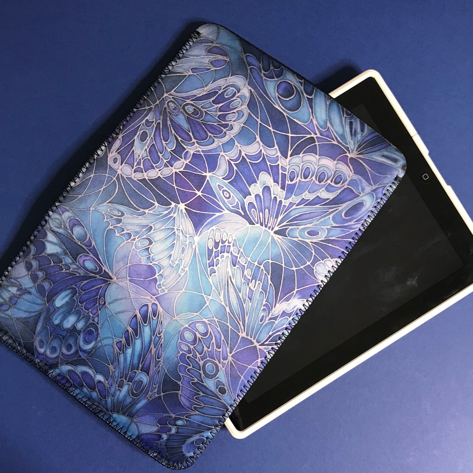 Blue Butterflies iPad Case - on SALE at 60% OFF- Soft Washable Fabric ...