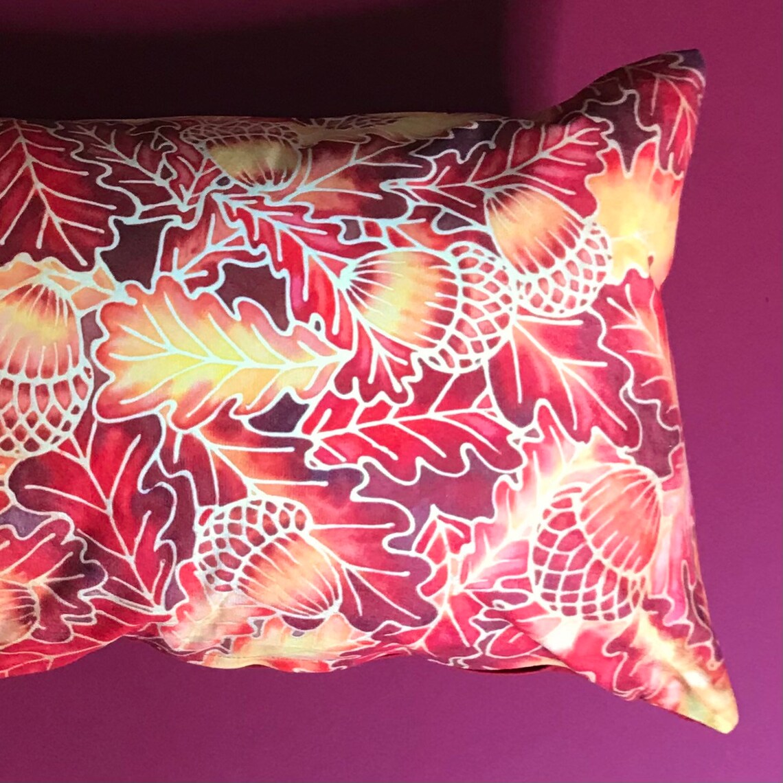 Autumn Leaves Sofa Cushion Fall Leaves Throw Pillow Red - Etsy UK