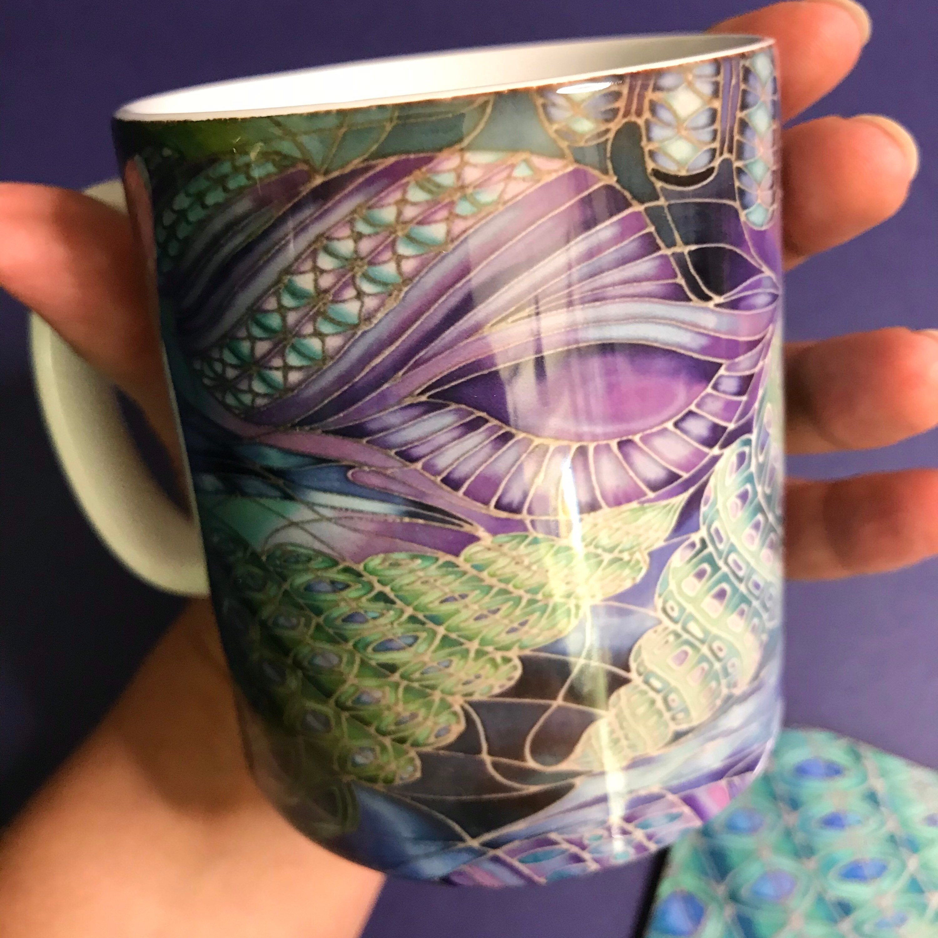 Sea Shells Coffee Mug OR Spiral Shells Mug and Coaster Box Set | Etsy