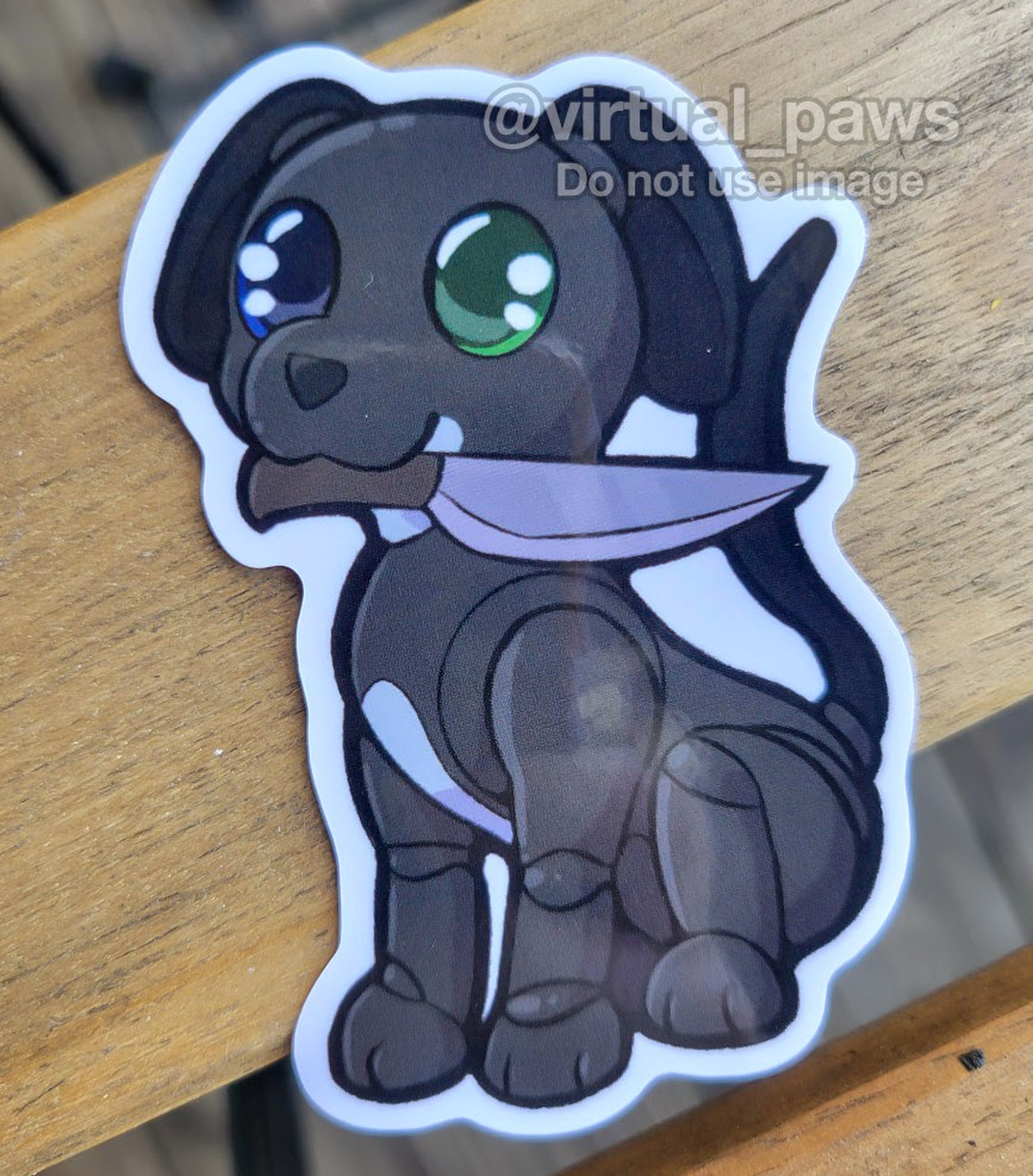 ERS-1000 Aibo With Knife Vinyl Decal Sticker - Etsy