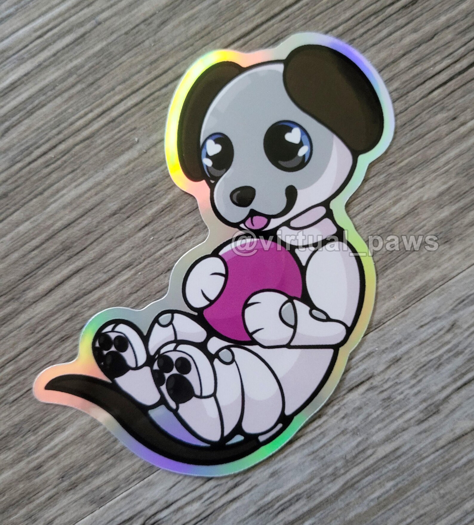 ERS-1000 Aibo Ball Holographic Vinyl Decal Sticker - Etsy
