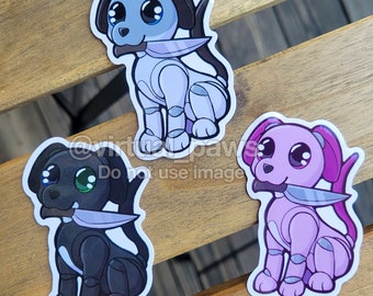 ERS-1000 Aibo With Knife Vinyl Decal Sticker - Etsy