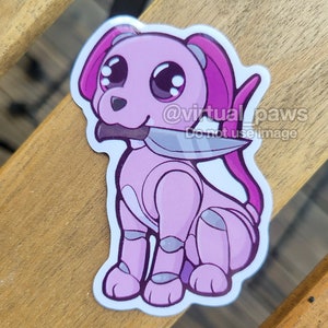ERS-1000 Aibo With Knife Vinyl Decal Sticker - Etsy