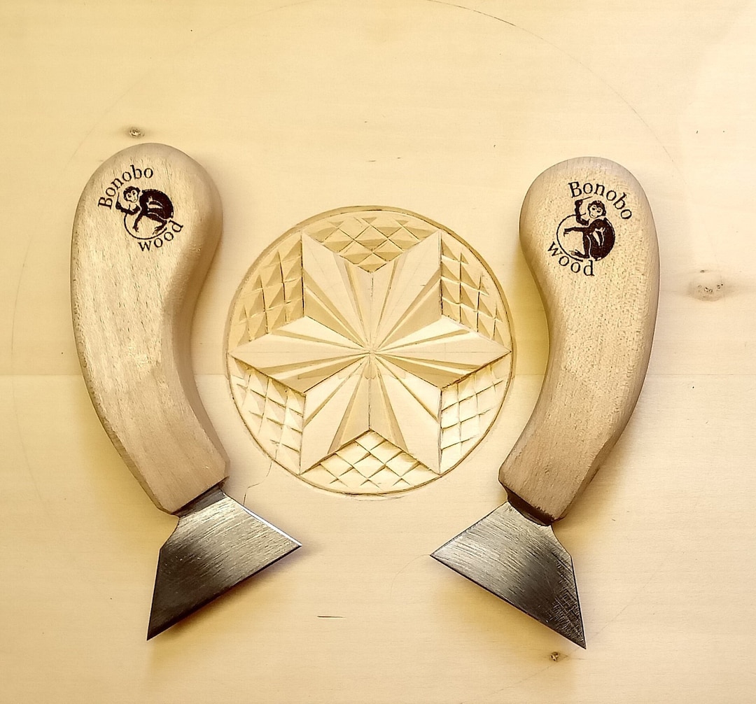 Wood Carving Tools, 2 Knives There is a Link to the Video Lesson. - Etsy